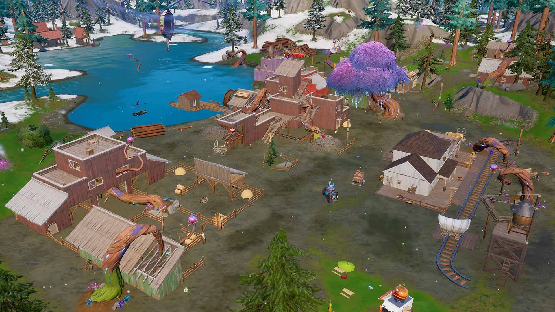 Fortnite: Die Saison 21 Insel im Detail - Logjam Lotus, Tempelblüte und Butterblüte | Eurogamer.de